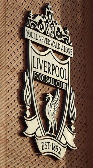 Liverpool Fc Club Crest On Main Editorial Stock Photo - Stock Image ...