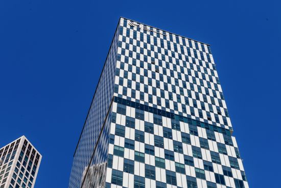 Sm Entertainment Building Headquarter Seoul Sm Editorial Stock Photo ...