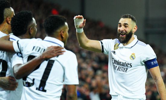 Karim Benzema Real Madrid Joins Celebration Editorial Stock Photo ...