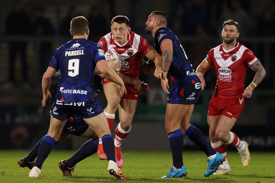 Deon Cross Salford Red Devils Tackled Editorial Stock Photo - Stock ...