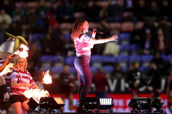 Singer Rozalla Performs Prematch Editorial Stock Photo - Stock Image ...