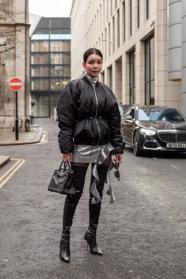 Tia Lee Yufen Photographed Outside David Editorial Stock Photo - Stock ...