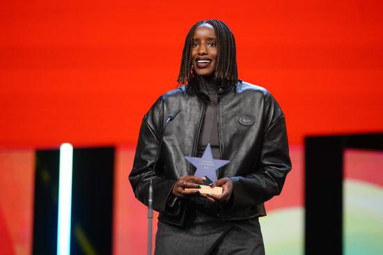 Swiss Actress Kayije Kagame European Shooting Editorial Stock Photo ...