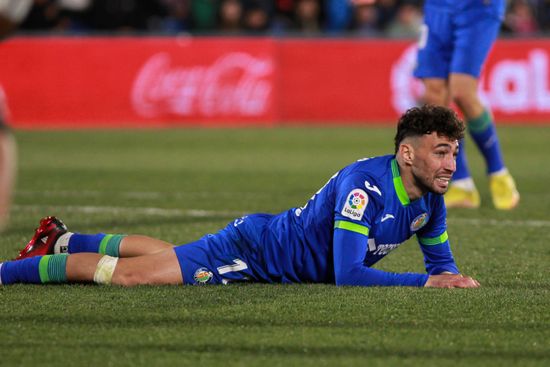 Munir El Haddadi Getafe Lamenting During Editorial Stock Photo - Stock ...