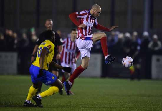 Luke Moore Dorking Wanderers Pressured By Editorial Stock Photo - Stock ...