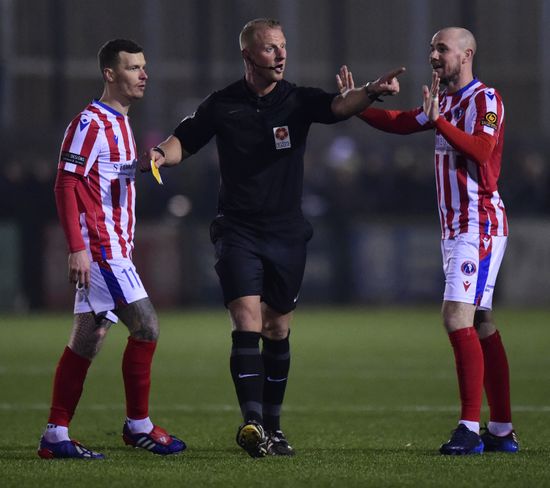 Luke Moore Dorking Wanderers Has Words Editorial Stock Photo - Stock ...