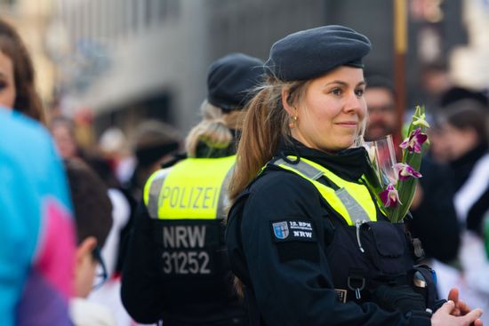 General View Female Police Officer Seen Editorial Stock Photo - Stock ...