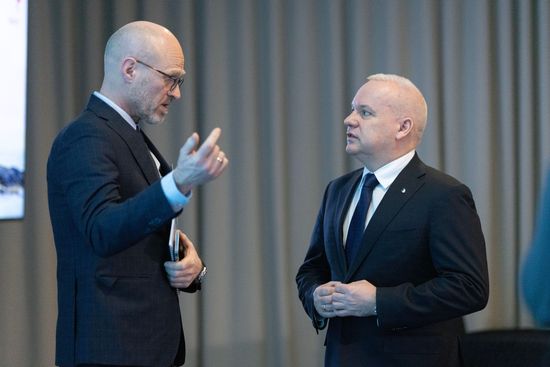 Anders Opedal Ceo Equinor Speaking Torgrim Editorial Stock Photo ...