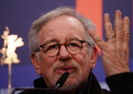 Steven Spielberg Speaks During Press Conference Editorial Stock Photo ...