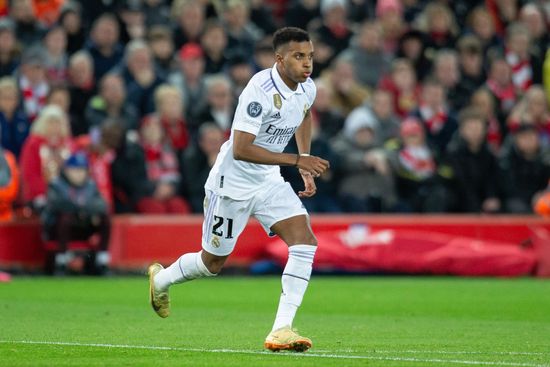 Real Madrid Forward Rodrygo 21 During Editorial Stock Photo - Stock ...