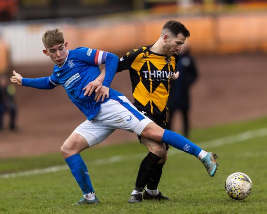 Rangers B Team Defender Robbie Fraser Editorial Stock Photo - Stock ...