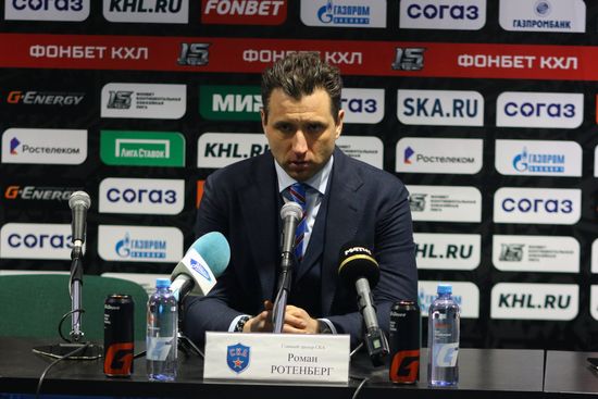 Roman Rotenberg Head Coach Ska Hockey Editorial Stock Photo - Stock ...