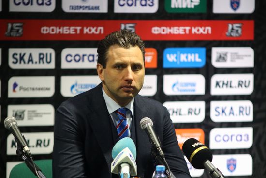Roman Rotenberg Head Coach Ska Hockey Editorial Stock Photo - Stock ...