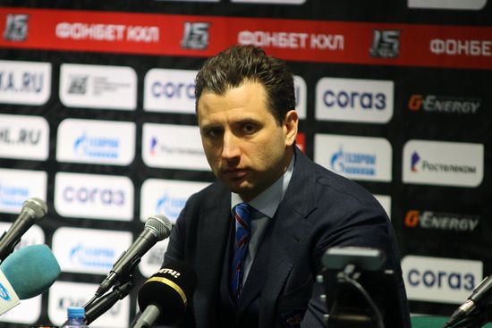 Roman Rotenberg Head Coach Ska Hockey Editorial Stock Photo - Stock ...