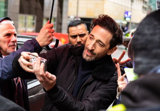 Actor Adrien Brody Signs Autographs Takes Editorial Stock Photo - Stock ...