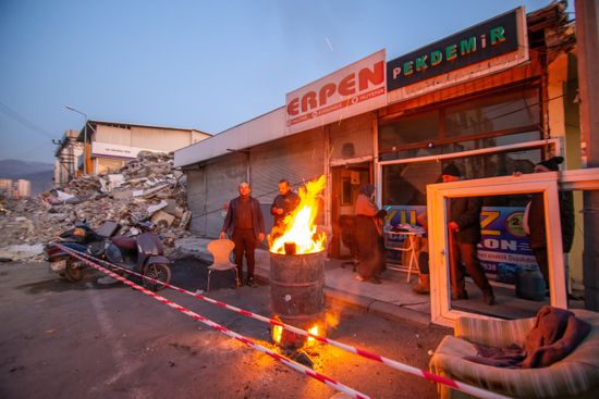 People On Street Light Fire City Editorial Stock Photo - Stock Image ...