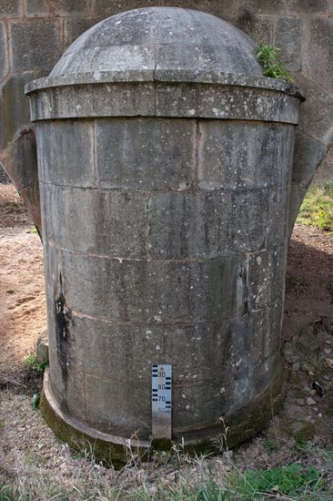 Scale Measure Water Level On Bridge Editorial Stock Photo - Stock Image ...