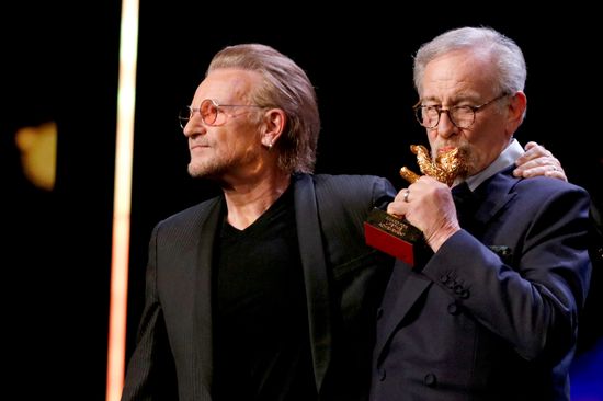 Bono Paul David Hewson Steven Spielberg Editorial Stock Photo - Stock ...