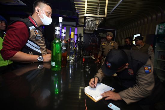 Joint Officers Police Tni Satpol Pp Editorial Stock Photo - Stock Image ...