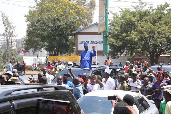 Azimio La Umoja Party Leader Raila Editorial Stock Photo - Stock Image ...