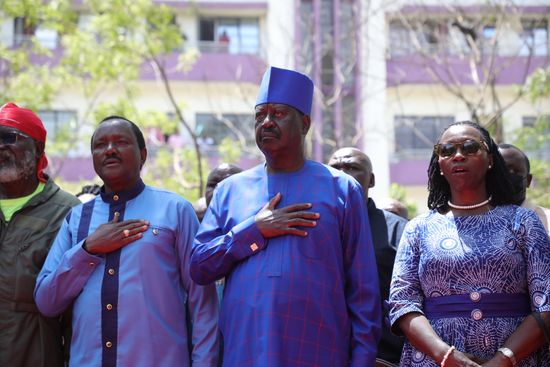 Azimio La Umoja Party Leader Raila Editorial Stock Photo - Stock Image ...