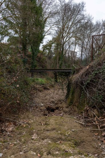 Huveaune River Dry Village Saint Zacharie Editorial Stock Photo - Stock ...