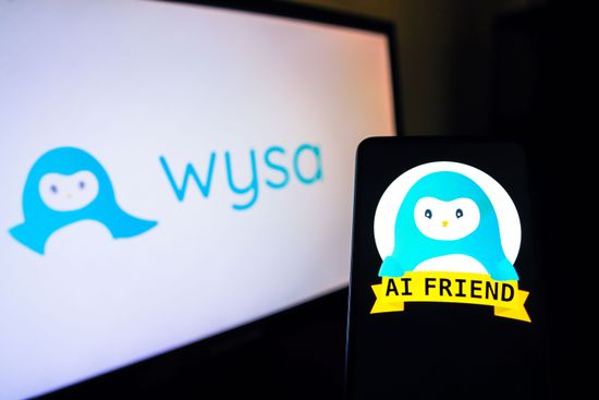 This Photo Illustration Wysa Logo Seen Editorial Stock Photo - Stock ...
