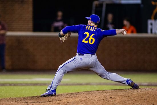 East Carolina Pirates Pitcher Tyler Bradt Editorial Stock Photo - Stock ...
