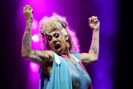 Drag Queen Chocolate Boxx Performs During Editorial Stock Photo - Stock ...