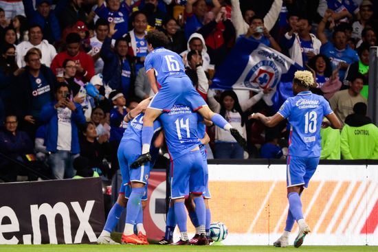 Cruz Azul Players Celebrate Goal Against Editorial Stock Photo - Stock ...