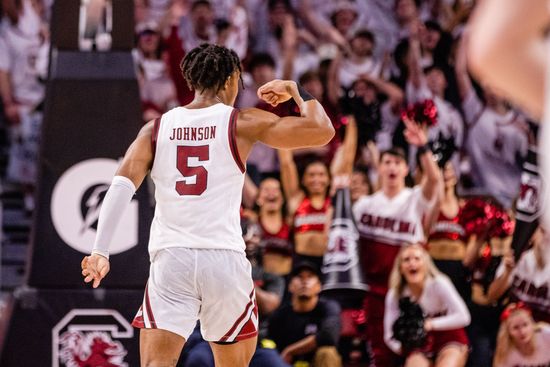 South Carolina Gamecocks Guard Meechie Johnson Editorial Stock Photo ...