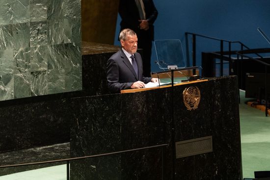 Ambassador Belarus Valentin Rybakov Speaks During Editorial Stock Photo ...