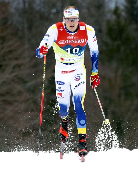 Marcus Grate Sweden Action During Crosscountry Editorial Stock Photo ...