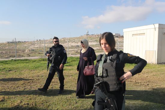 Israeli Border Police Officers Stand Guard Editorial Stock Photo ...