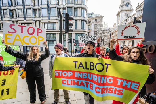 Protesters Visit Two Insurance Companies City Editorial Stock Photo ...