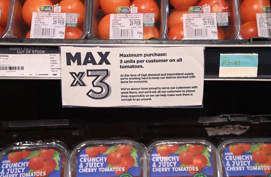 Tomatoes Fresh Produce Aisle Tesco Supermarket Editorial Stock Photo ...