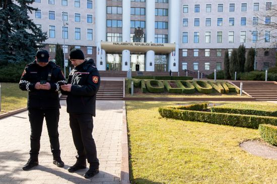 Police Officers Watching Their Mobile Phones Editorial Stock Photo ...