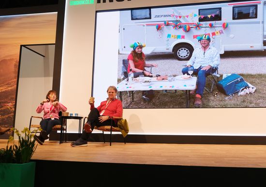 Suki Webster Paul Merton Talking On Editorial Stock Photo - Stock Image ...