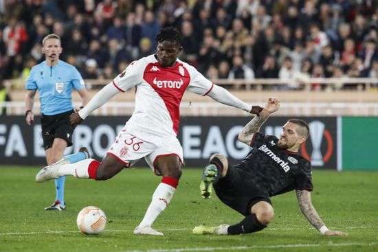 Breel Embolo Monaco L Action Against Editorial Stock Photo - Stock ...