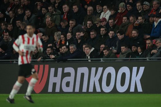 Eindhoven Hankook Billboard During Uefa Europa Editorial Stock Photo ...