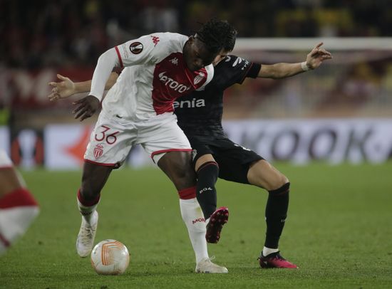 Breel Embolo Monaco During Uefa Europa Editorial Stock Photo - Stock ...