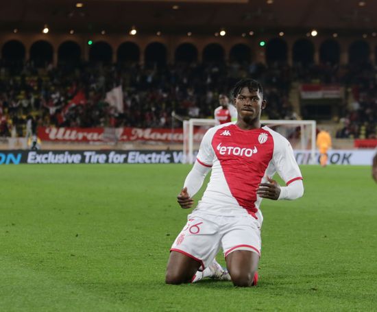 Breel Embolo Monaco Celebrating After Scoring Editorial Stock Photo ...