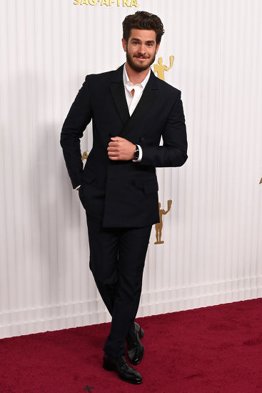 Andrew Garfield Wearing Omega Watch Editorial Stock Photo - Stock Image ...