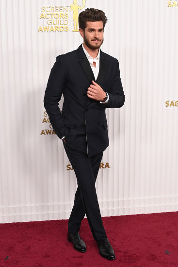 Andrew Garfield Wearing Omega Watch Editorial Stock Photo - Stock Image ...