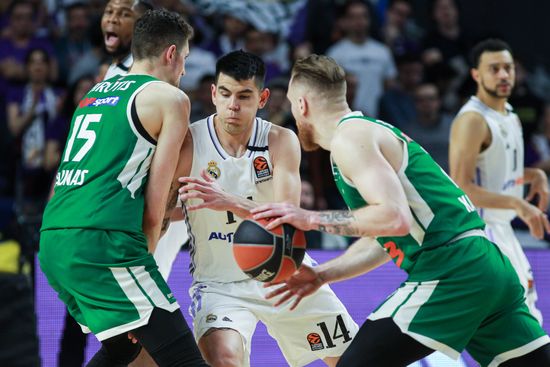 Laurynas Birutis Zalgiris Kaunas Gabriel Deck Editorial Stock Photo ...