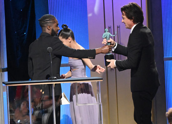 Caleb Mclaughlin Antonia Gentry Jason Bateman Editorial Stock Photo ...
