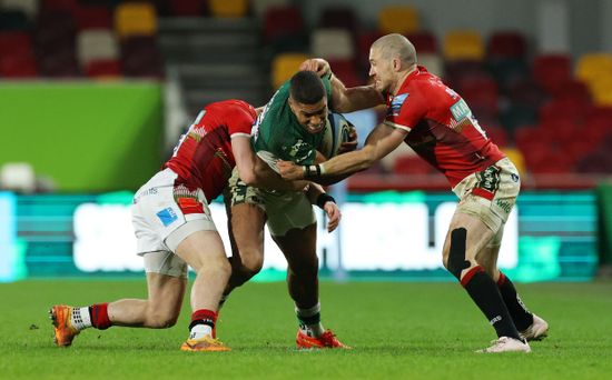 Ben Loader London Irish Tackled By Editorial Stock Photo - Stock Image ...