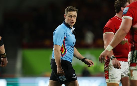 Referee Jack Makepeace During Gallagher Premiership Editorial Stock ...