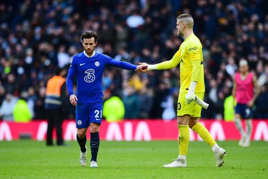 Dejected Ben Chilwell Chelsea Fraser Forster Editorial Stock Photo ...
