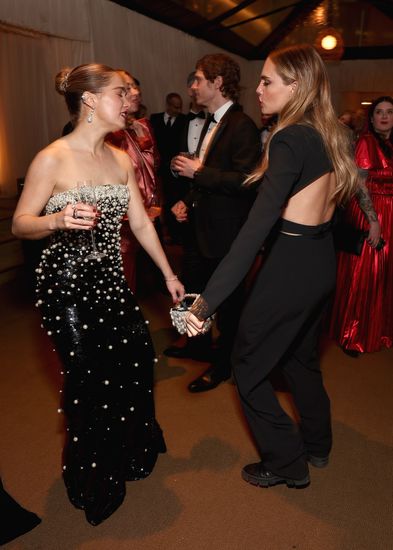 Haley Lu Richardson Cara Delevingne Editorial Stock Photo - Stock Image ...